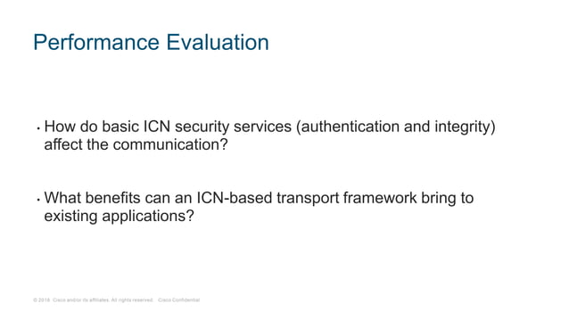A Transport Layer And Socket Api For Hicn Design Implementation And Performance Analysis Ppt