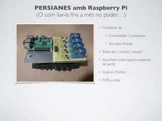 Domòtica amb Arduino, Raspberry Pi i ESP8266 | PDF