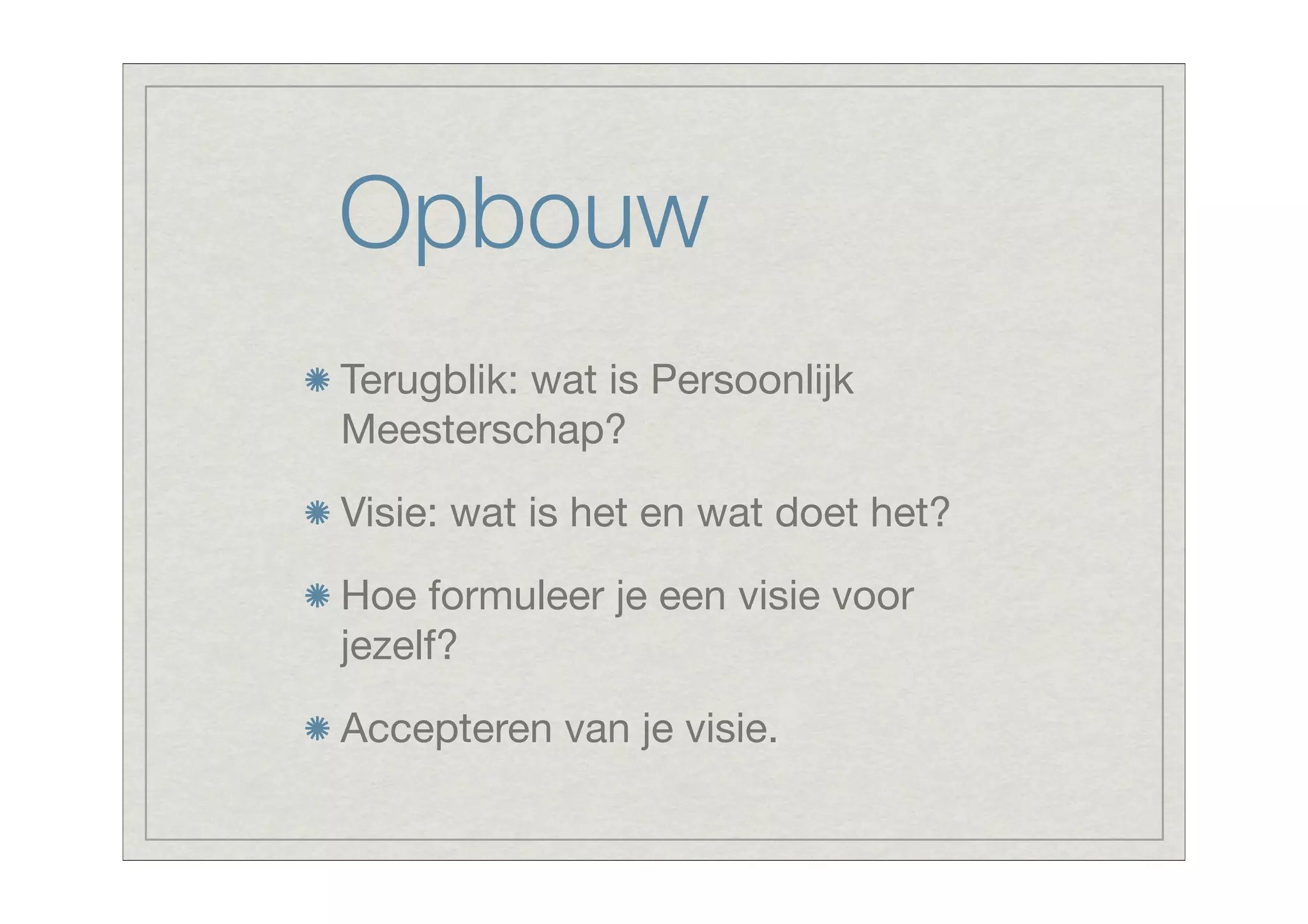 Persoonlijk Meesterschap | PDF
