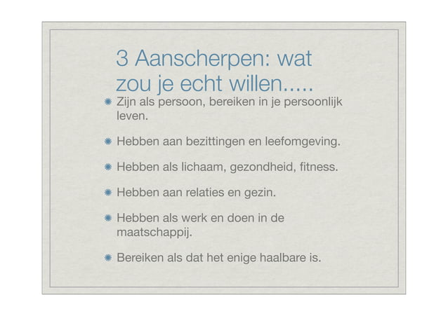 Persoonlijk Meesterschap | PPT
