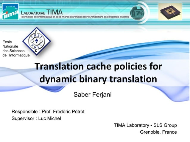 Translation Cache Policies for Dynamic Binary Translation | PDF | Computer Software and ...