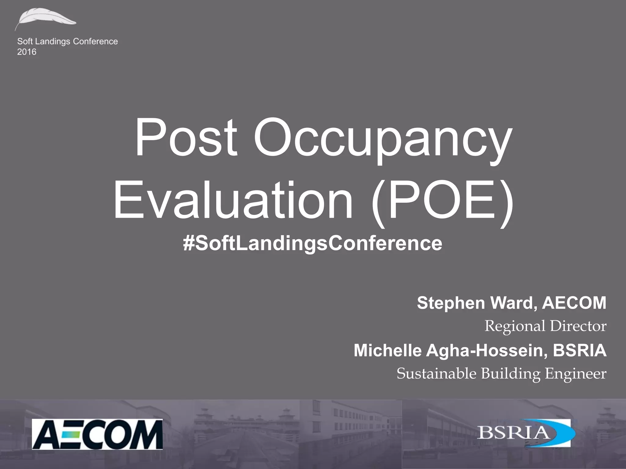 Post Occupancy Evaluation (POE) | PDF