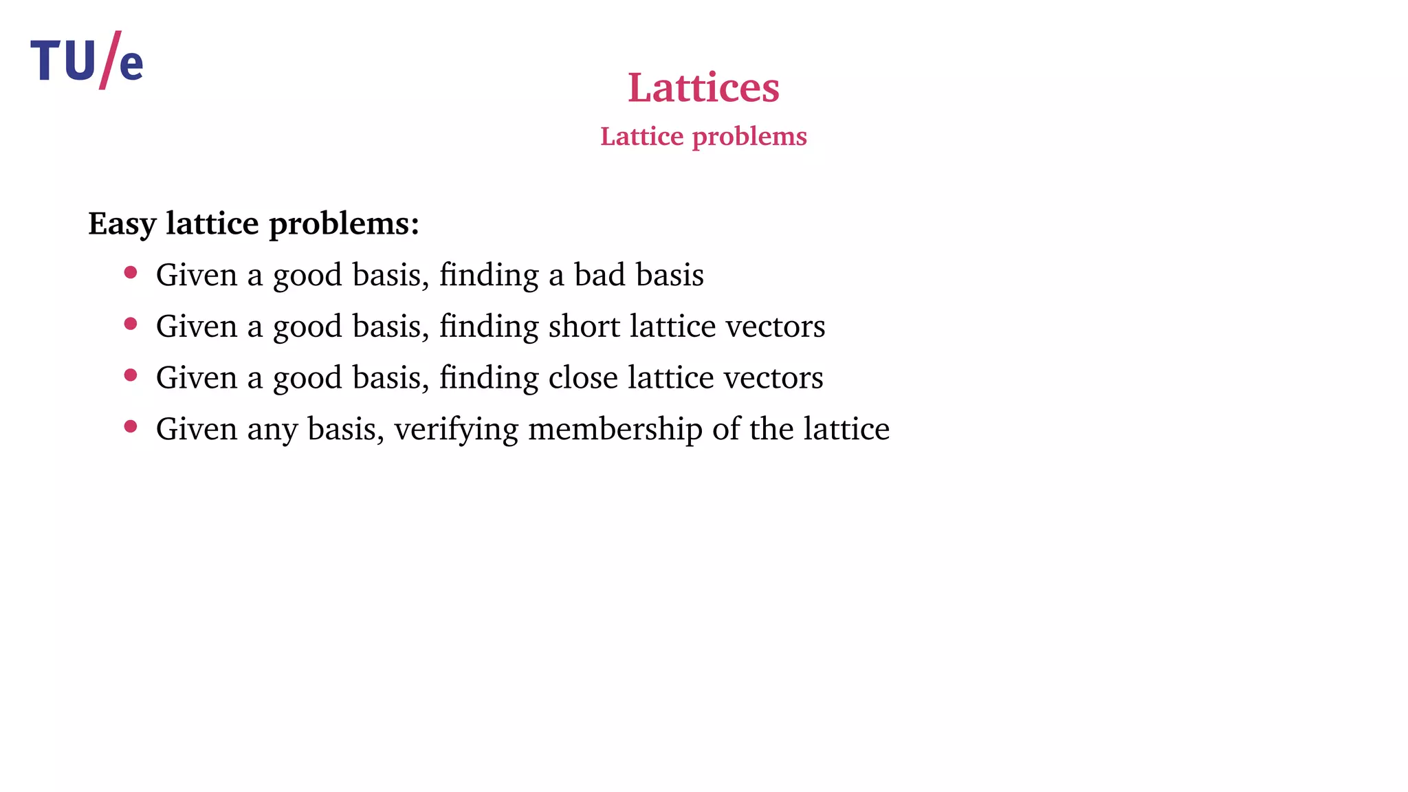 An introduction to lattice-based cryptography | PDF | Physics | Science
