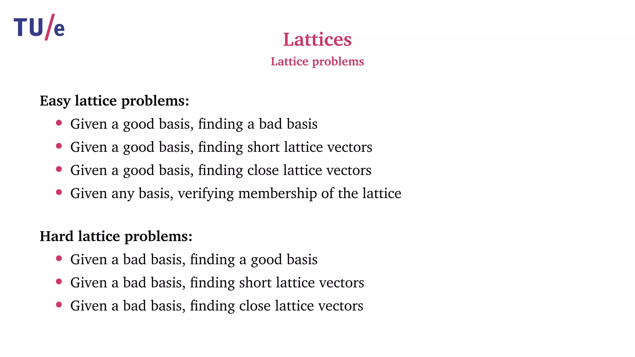 An introduction to lattice-based cryptography | PDF | Physics | Science