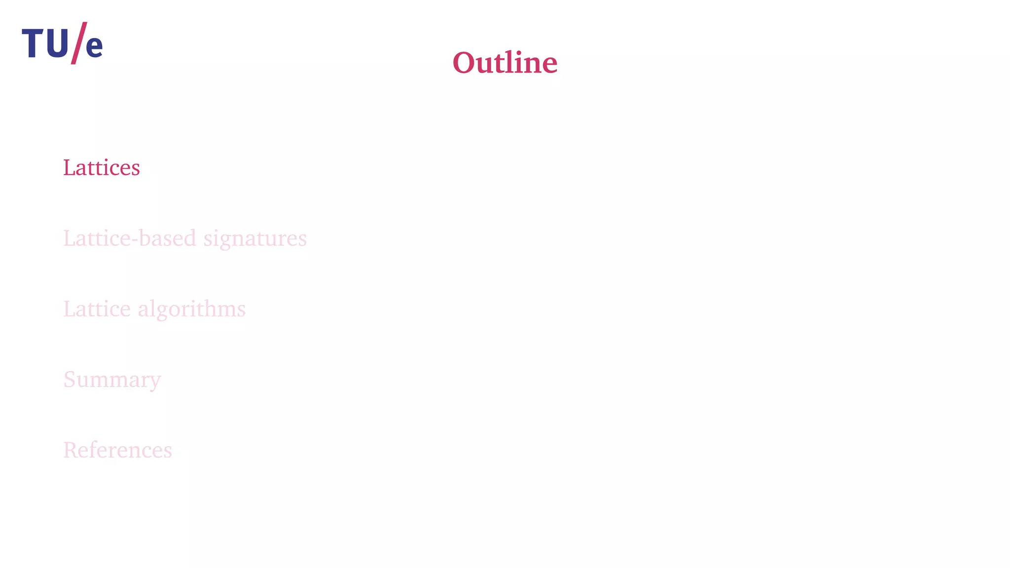 An introduction to lattice-based cryptography | PDF