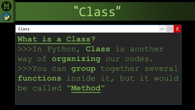 Python class (menard maranan) | PPT