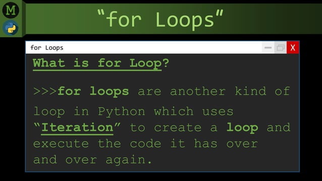 Python for loops | PDF