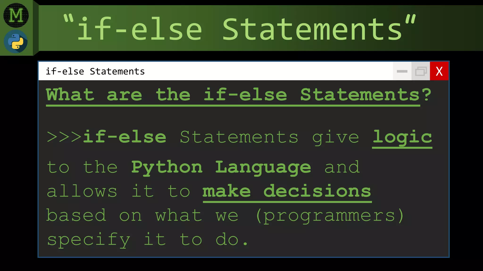 Python if else statements (menard maranan) | PDF