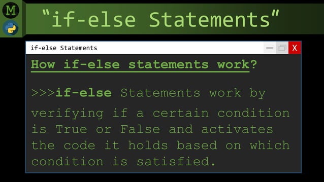 Python if else statements (menard maranan) | PDF