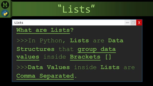 Python lists (menard maranan) | PDF | Programming Languages | Computing