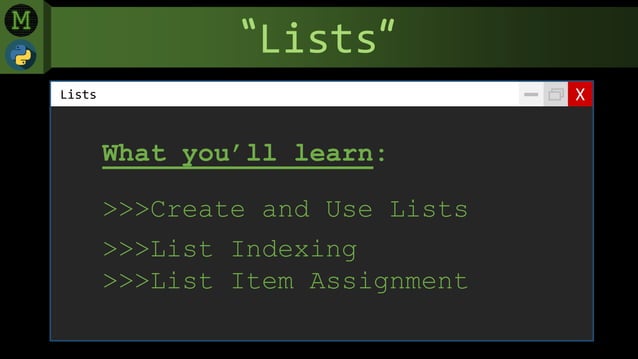 Python Lists Menard Maranan Pdf Programming Languages Computing