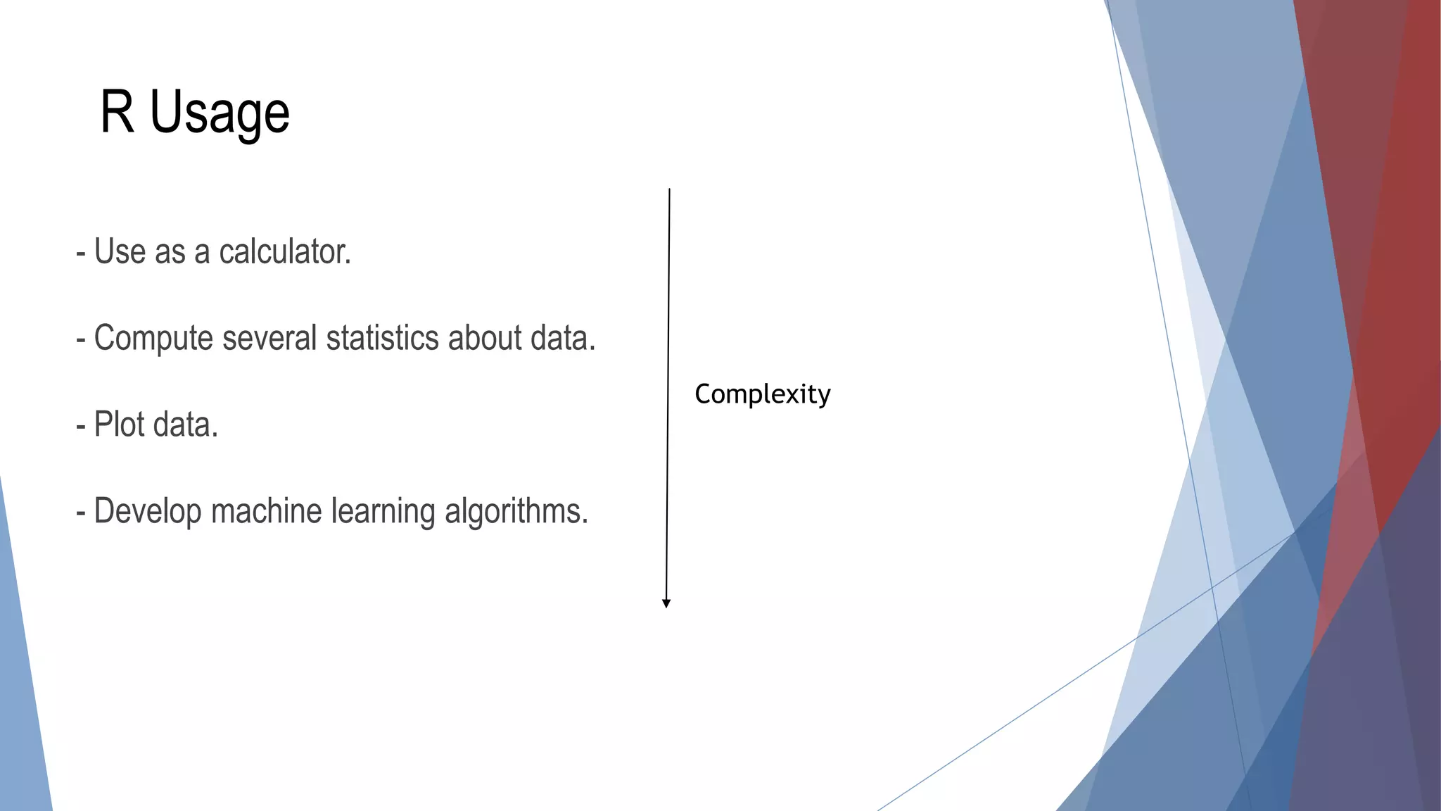 R Introduction R Vectors And The Environment Ppt