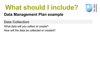 Writing successful data management plans | PPTX