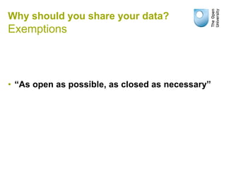 Data sharing: How, what and why? | PDF