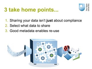 Data sharing: How, what and why? | PDF