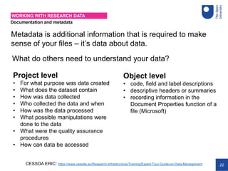 Working with Research Data | PPT