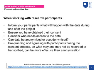 Working with Research Data | PPT