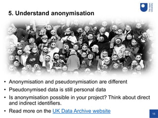 Working with Personal and Sensitive Research Data 12/11/20 | PPTX ...