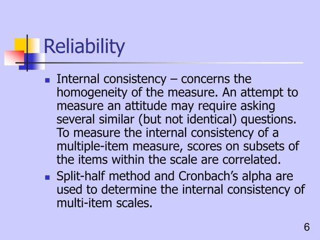 Slides--Reliability and Validity.ppt | Educational Assessment | Education