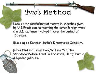 Rhetorical Criticism: Burke's Pentadic Criticism | PDF