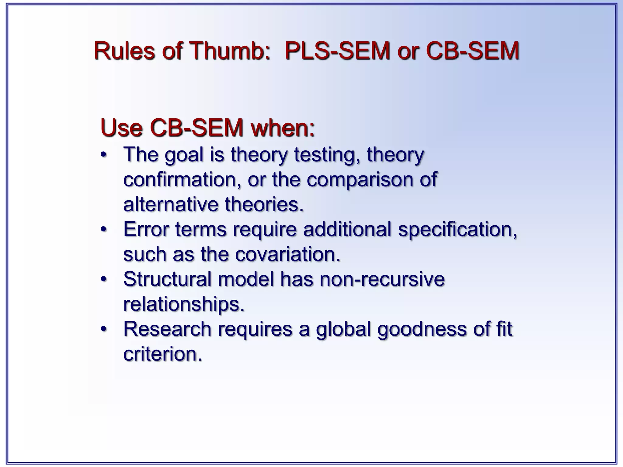 Slides sem on pls-complete | PPT