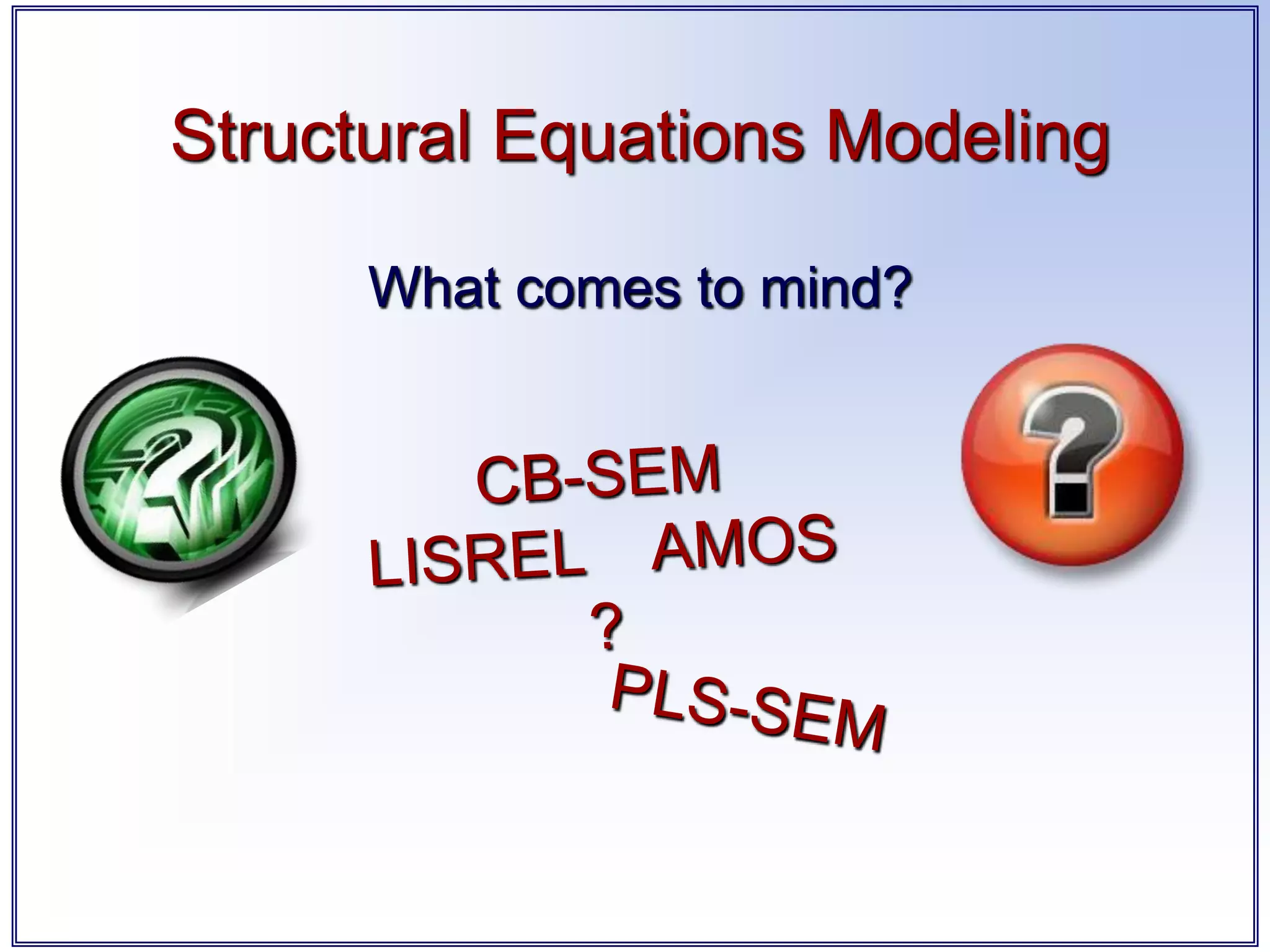 Slides sem on pls-complete | PPT