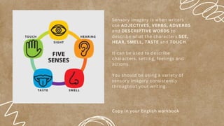 SLIDES - Sensory Imagery and the Writing | PDF