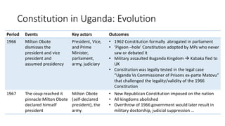 Constitution n Development in Uganda.pdf | Civic affairs | Politics