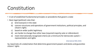 Constitution n Development in Uganda.pdf | Civic affairs | Politics