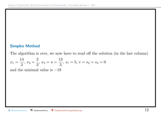 Slides simplexe | PPT