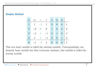 Slides simplexe | PPT