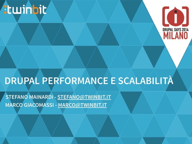 Drupal performance and scalability | PPT
