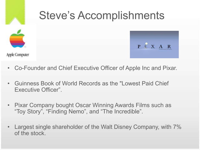 Slides steve jobs | PPT