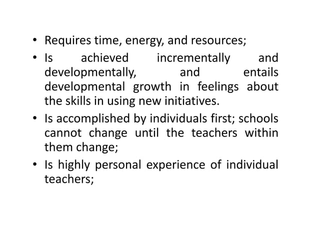 Strategies For Change and curriculum implementation.pptx | Primary ...