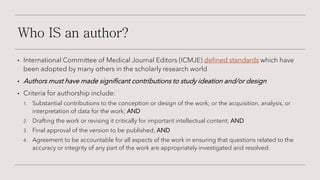 Unraveling Scholarly Authorship | PPT