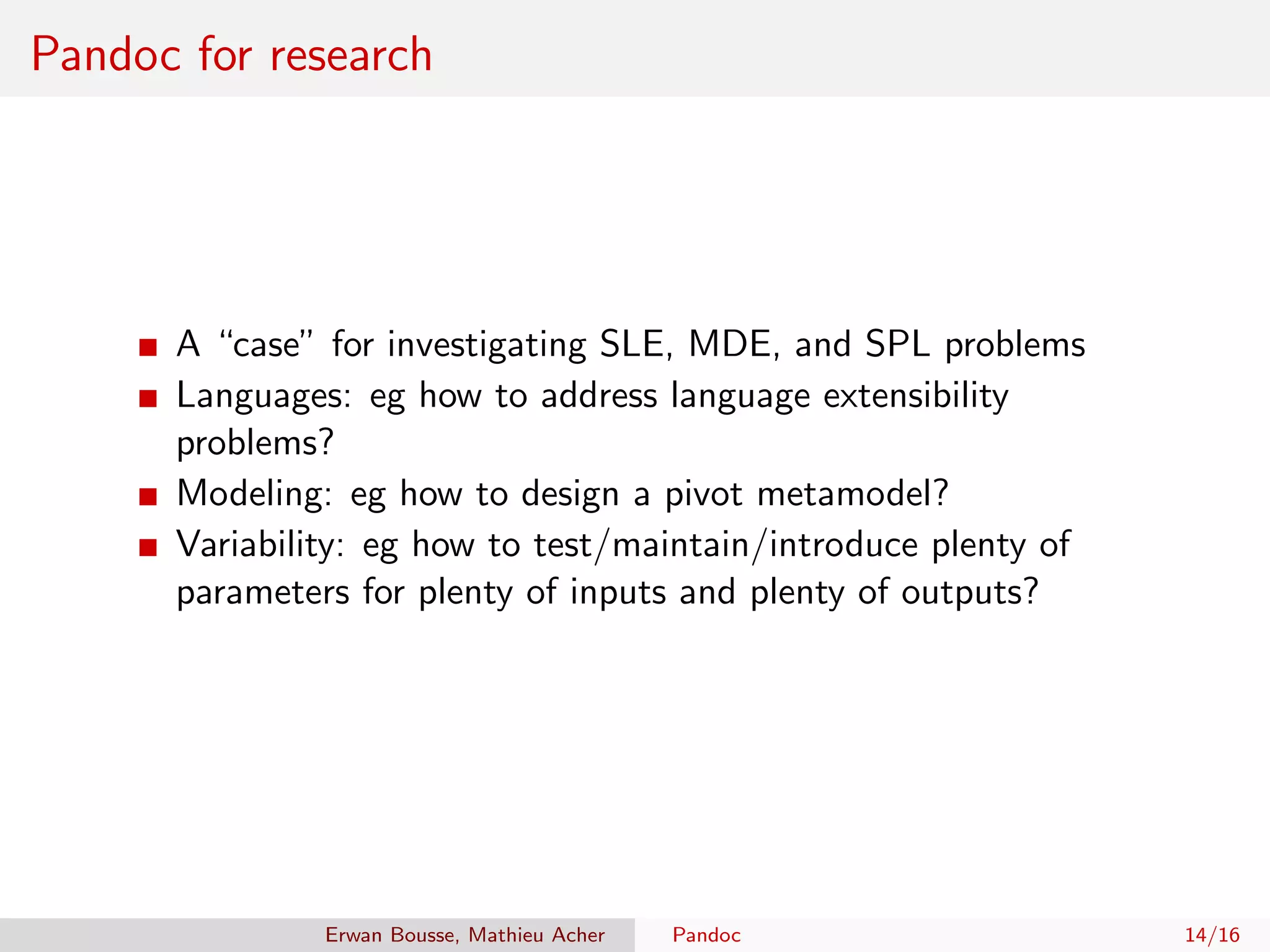 Pandoc: a universal document converter | PPT