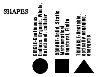 Visual Design: The Shape of Space and Use of Color | PDF