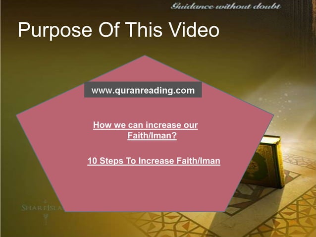 Ways To Increase Faith/Iman | PPTX