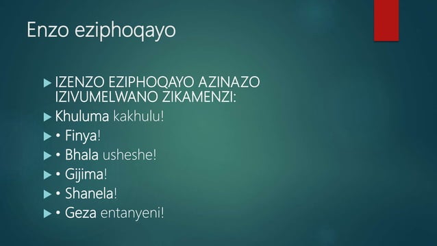 iSIZULU | PPTX