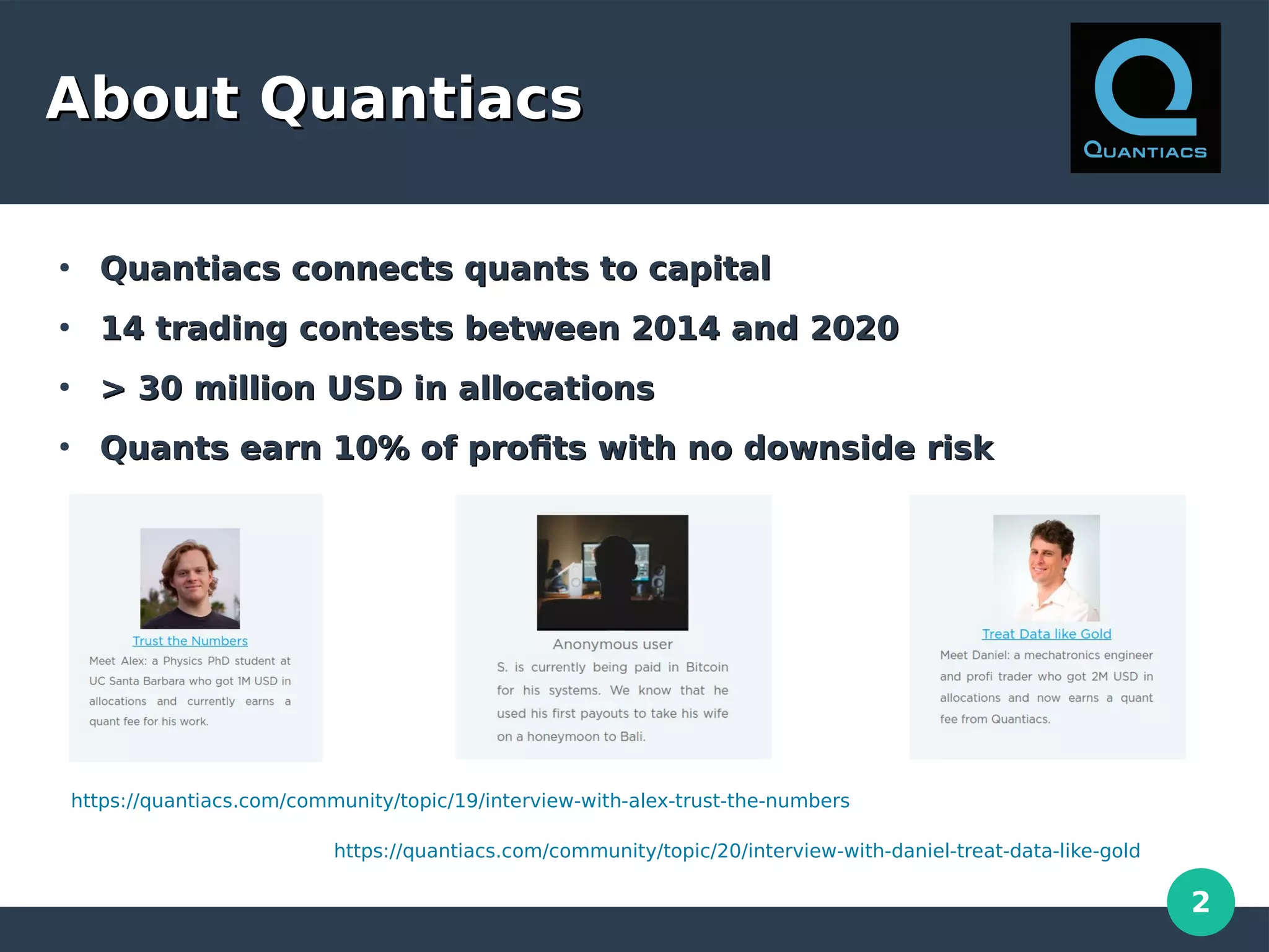 Get Started with Quantiacs | PPT