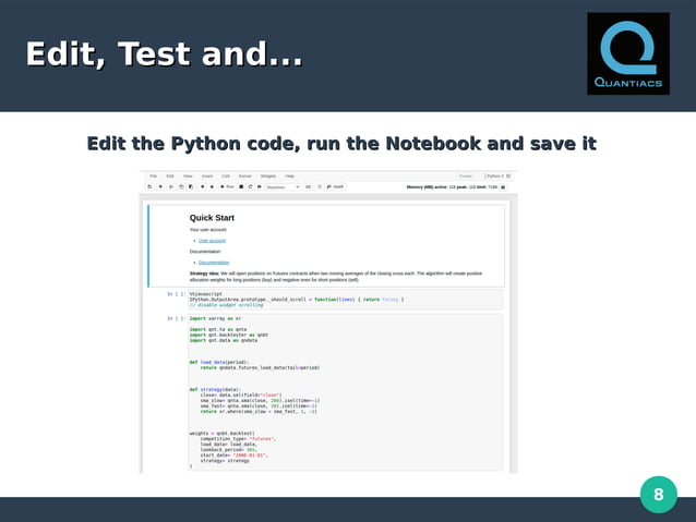 Get Started with Quantiacs | PPT