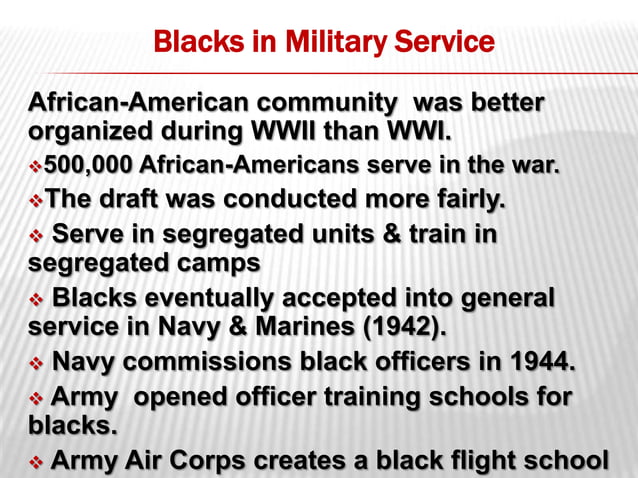 African-American History ~ World War Two | PPTX