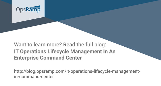 8 Key Elements to Modern IT Operations Management with a Digital ...