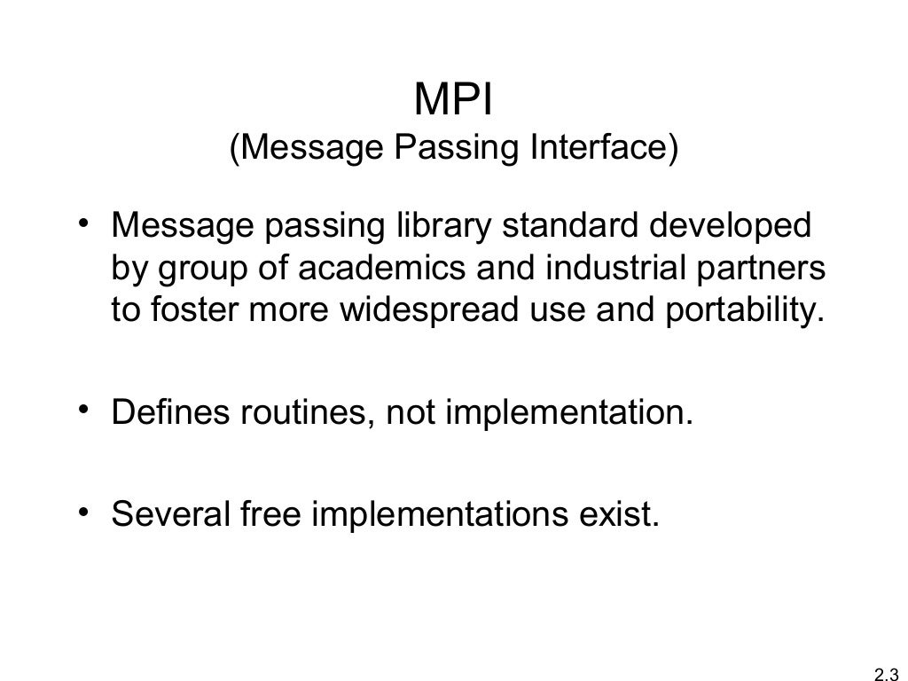 Open Mpi