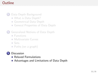 Generalized Notions of Data Depth | PDF | Databases | Computer Software and Applications