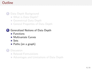 Generalized Notions of Data Depth | PDF | Databases | Computer Software and Applications