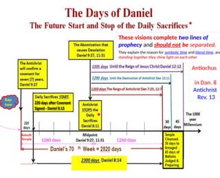 Daniel TimeLine 2 on Bible and prophecy of second coming of christ | PPTX