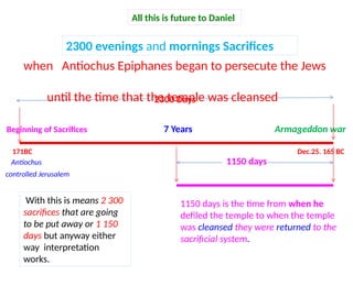 Daniel TimeLine 2 on Bible and prophecy of second coming of christ | PPTX