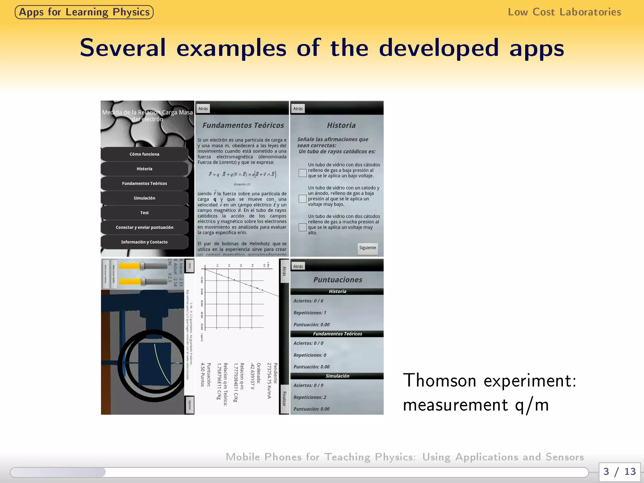 Mobile Phones for Teaching Physics: Using Applications and Sensors | PDF