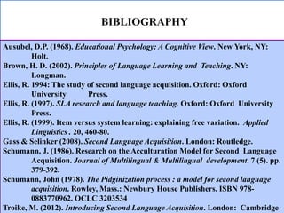 Monitor Model of Second Language Acquisition | PPTX